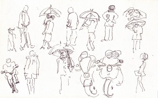 Sketching moving people – Africantapestry